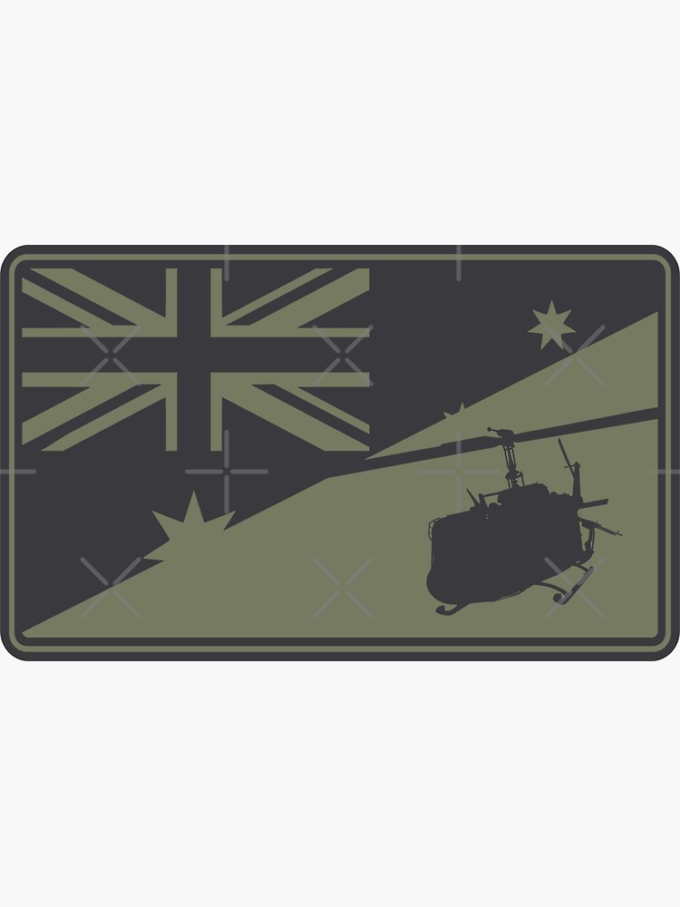 "RAAF UH-1 Iroquois" Sticker for Sale by StrongVlad | Redbubble