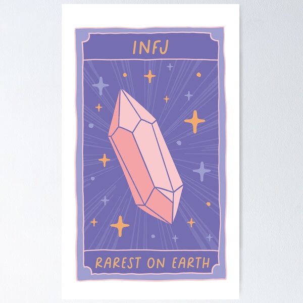 "INFJ - Rarest On Earth" Poster for Sale by krimons | Redbubble