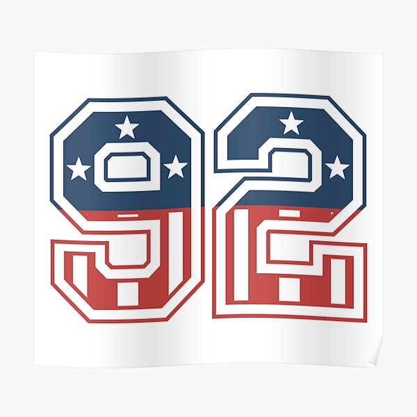 "Number 92 USA" Poster for Sale by PaulSDesign | Redbubble