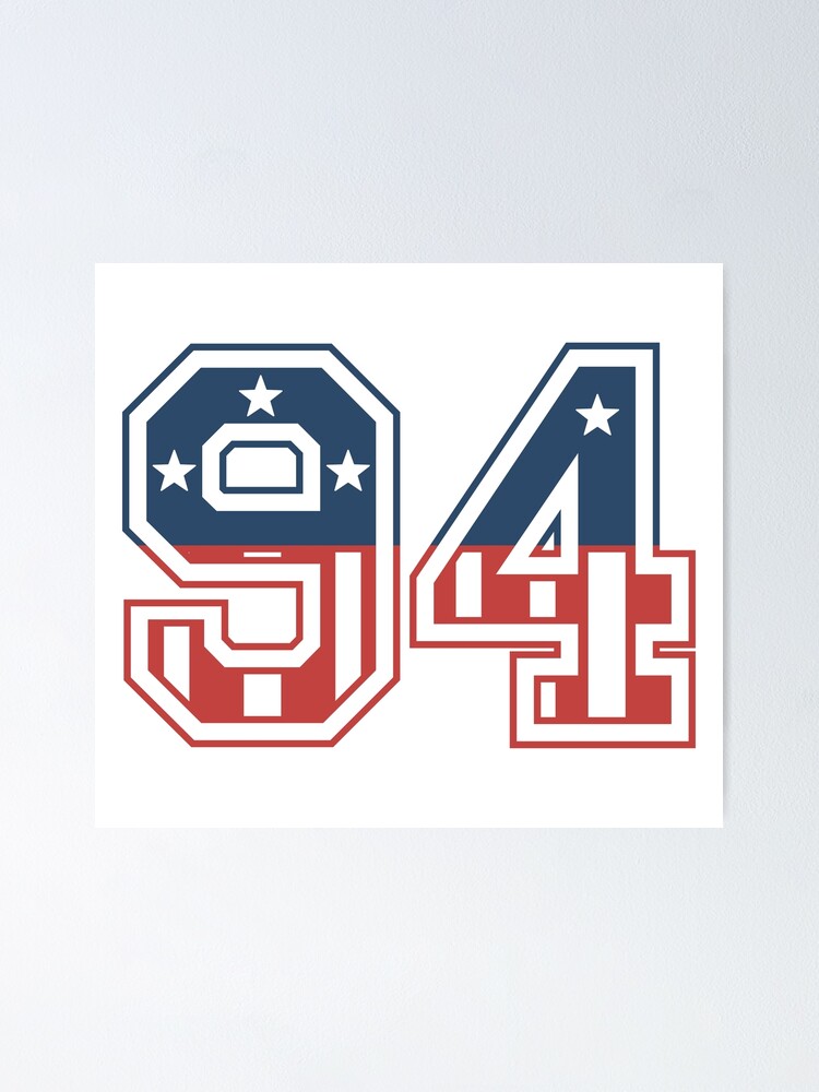 "Number 94 USA" Poster for Sale by PaulSDesign | Redbubble