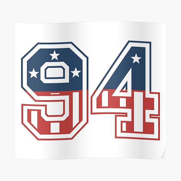 "Number 94 USA" Poster for Sale by PaulSDesign | Redbubble