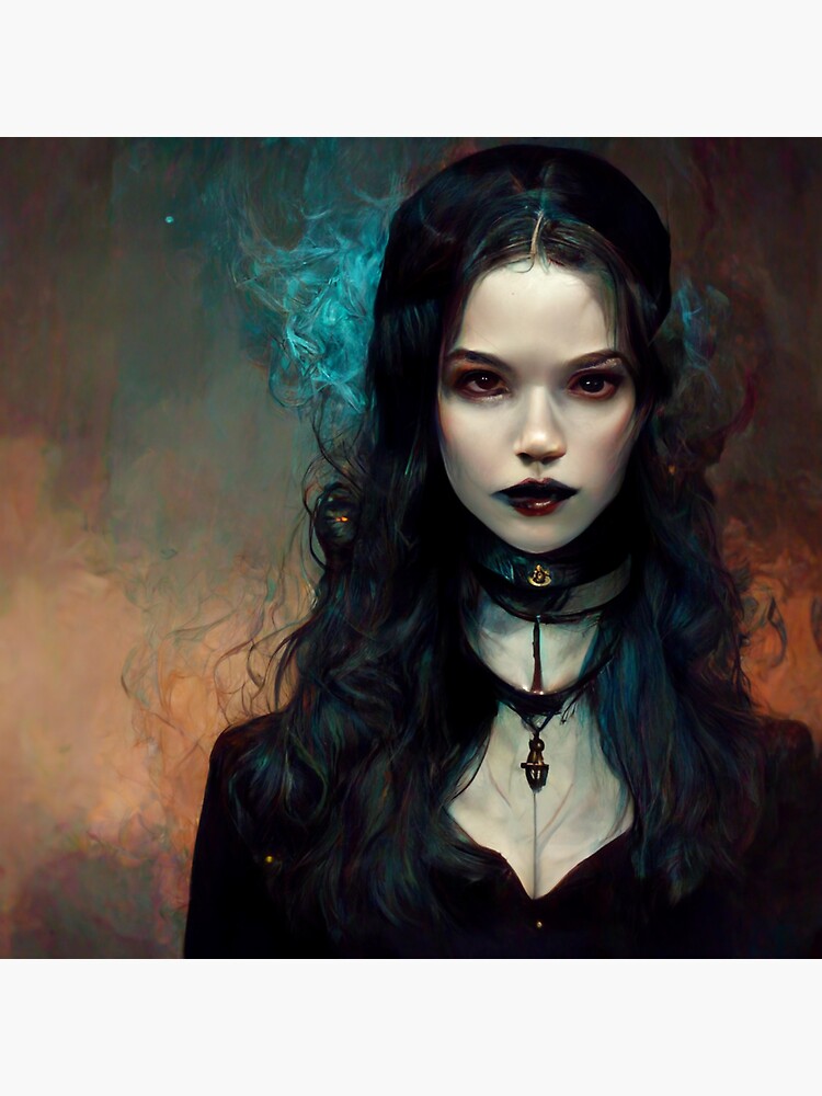 "Gemini Gothic Witch" Sticker for Sale by Vimpace | Redbubble