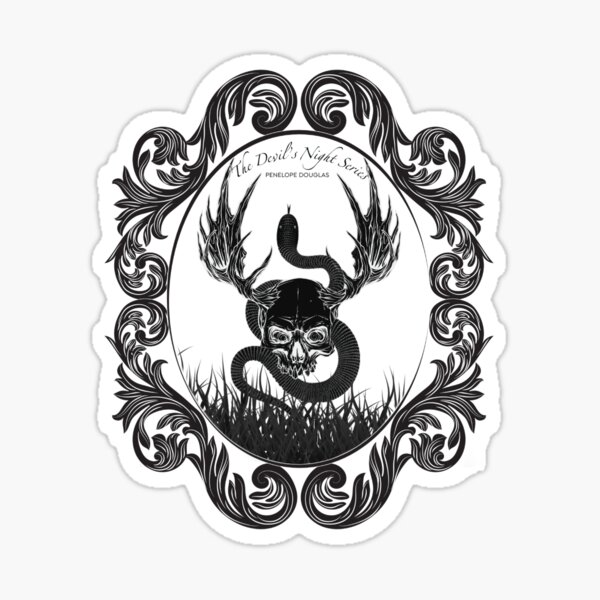 "Penelope douglas , The Devil's Night Logo" Sticker for Sale by ...