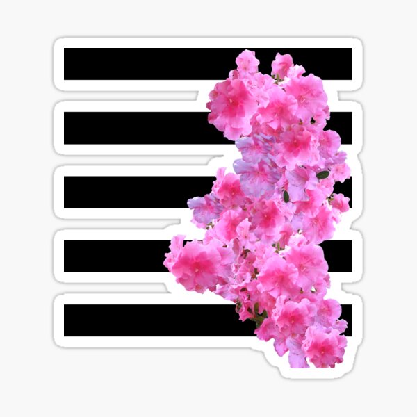 "Azaleas" Sticker for Sale by WilDodo | Redbubble