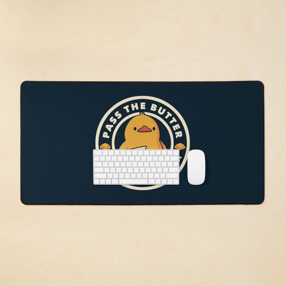 "Pass the Butter Or Be The Butter Funny Duck by Tobe Fonseca" Sticker ...
