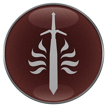 "Templar Pendant - Dragon Age Art" Sticker for Sale by Yannick Toney ...