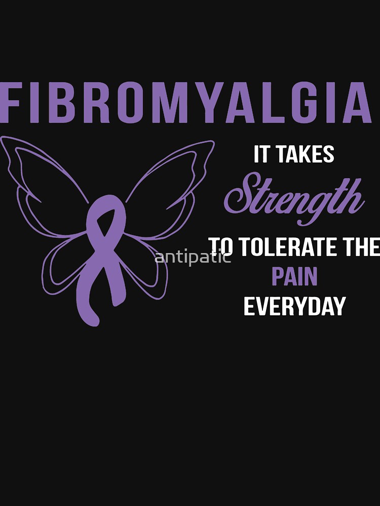 "FIBROMYALGIA" T-shirt for Sale by antipatic | Redbubble | fibromyalgia ...