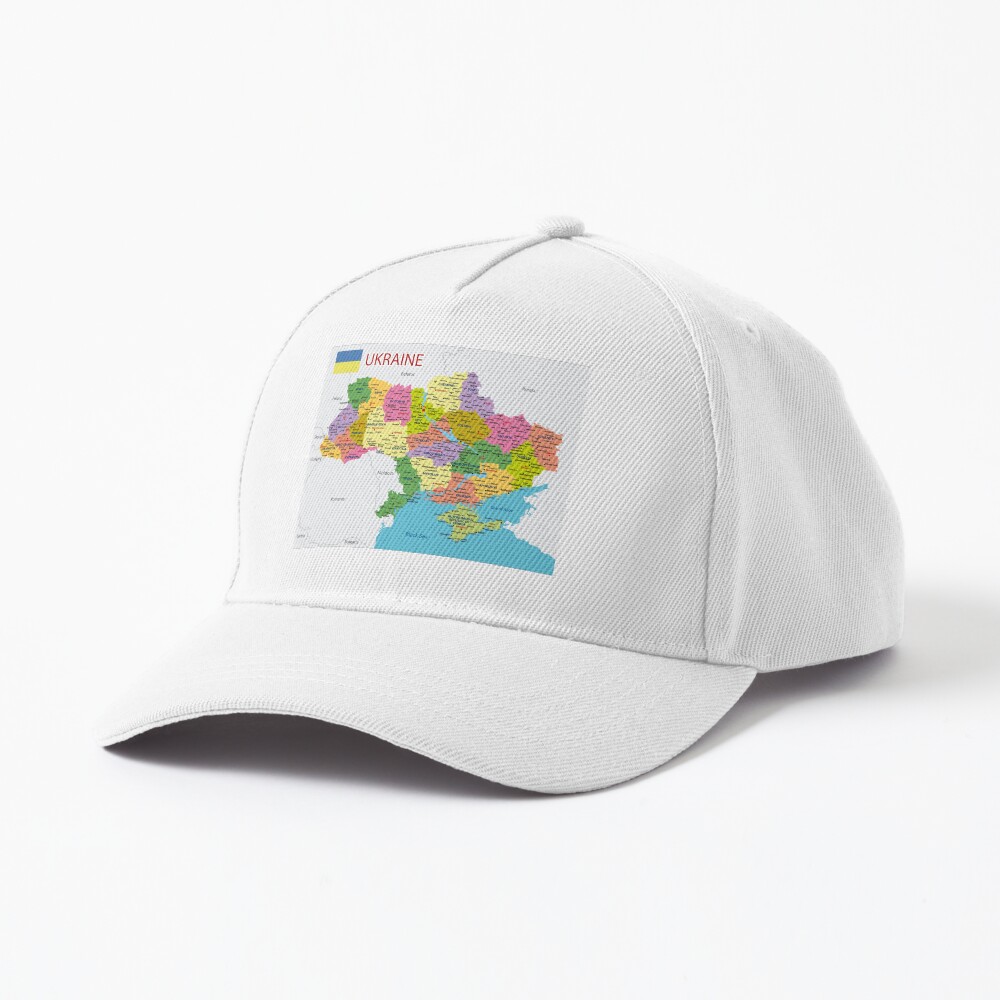 "Administrative map of Ukraine" Photographic Print for Sale by alijun ...