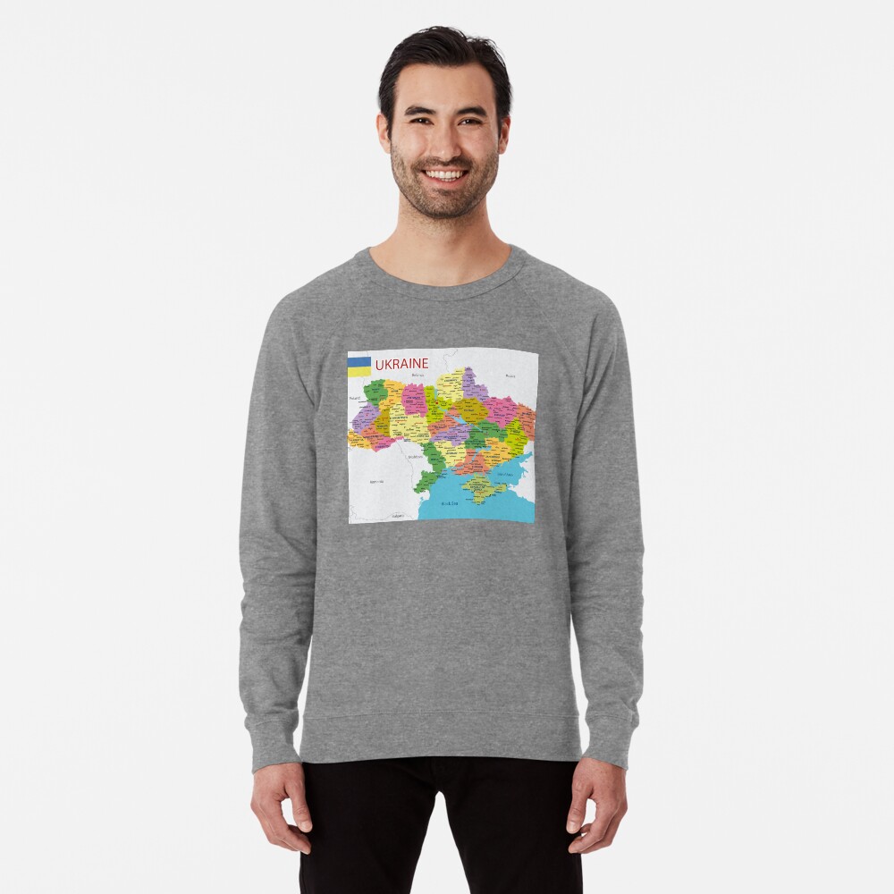 "Administrative map of Ukraine" Photographic Print for Sale by alijun ...