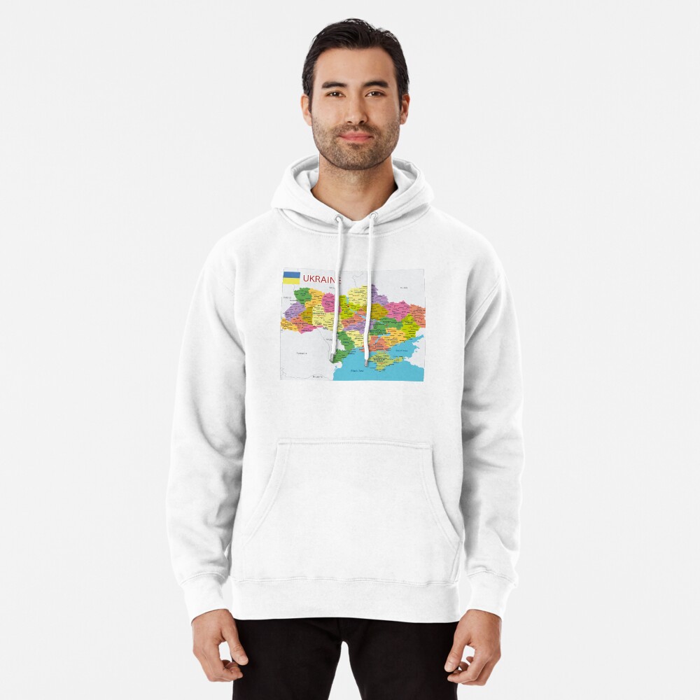 "Administrative map of Ukraine" Photographic Print for Sale by alijun ...