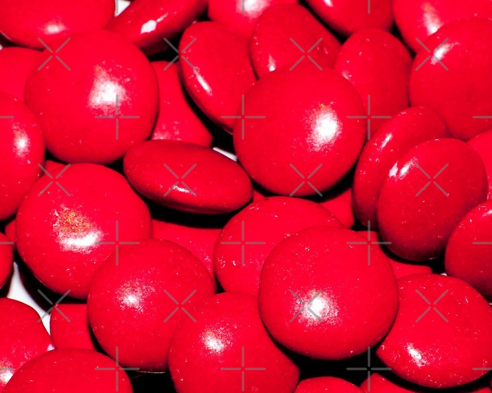 "Red Smarties" by Lanii Douglas | Redbubble