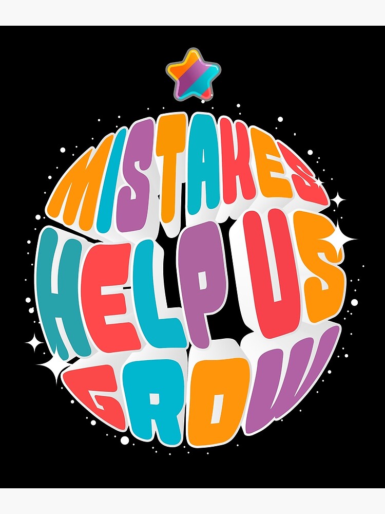 "Groovy Growth Mindset, mistakes help us grow, Positive Retro Teachers ...