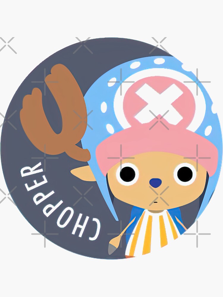 Chopper Adorable Shocked Face Sticker For Sale By Setsujoku Redbubble