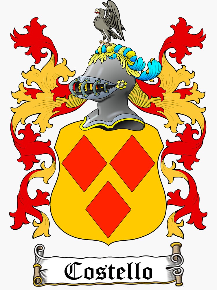 Pegatina «ESCUDO DE LA FAMILIA COSTELLO» de CathalDevlin | Redbubble