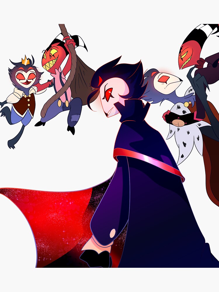 "Stolas Blitzo" Sticker for Sale by Blue-tailed-art | Redbubble