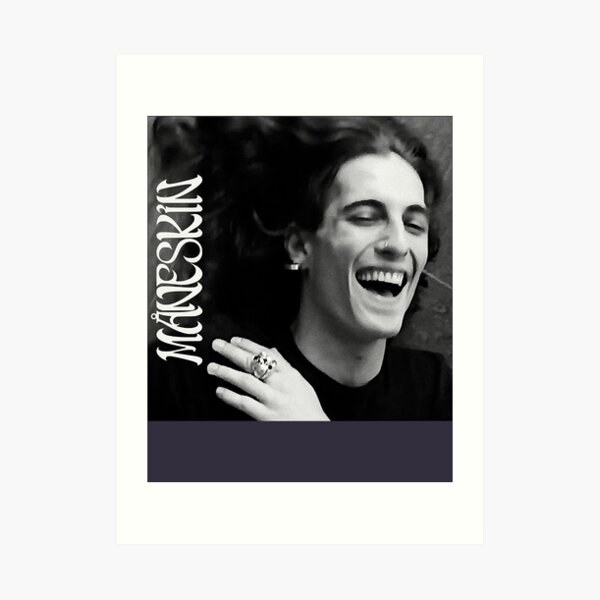 "Energy Turning Point Career Damiano David Maneskin Cool" Art Print for ...