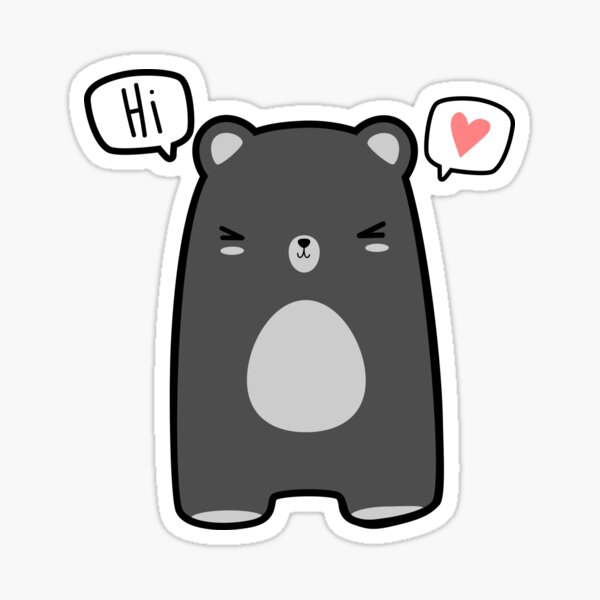 Cute Lovely Teddy Bear Sticker For Sale By Niditta Redbubble