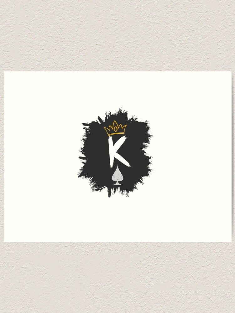 "King logo" Art Print for Sale by PeshaArtist | Redbubble