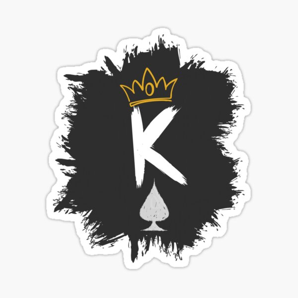 "King logo" Sticker for Sale by PeshaArtist | Redbubble