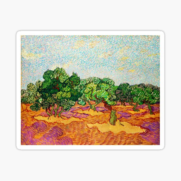 "Olive Trees" Sticker for Sale by rimmatv | Redbubble