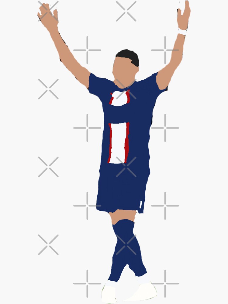 Sticker « Kylian Mbappé PSG // 2022-2023 », par JoCo18 | Redbubble