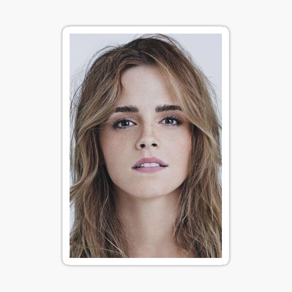 "Emma Watson - Poster" Sticker for Sale by Mersey9 | Redbubble