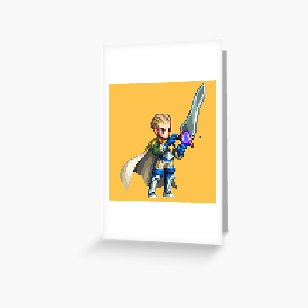 "Beowulf Idle Final Fantasy Tactics Pixel Art" Greeting Card for Sale ...