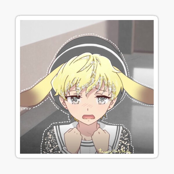 "sad momiji sohma" Sticker for Sale by mentaljazzhands | Redbubble