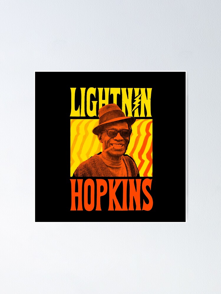 "Lightnin' Hopkins " Poster for Sale by PixelBuilder | Redbubble