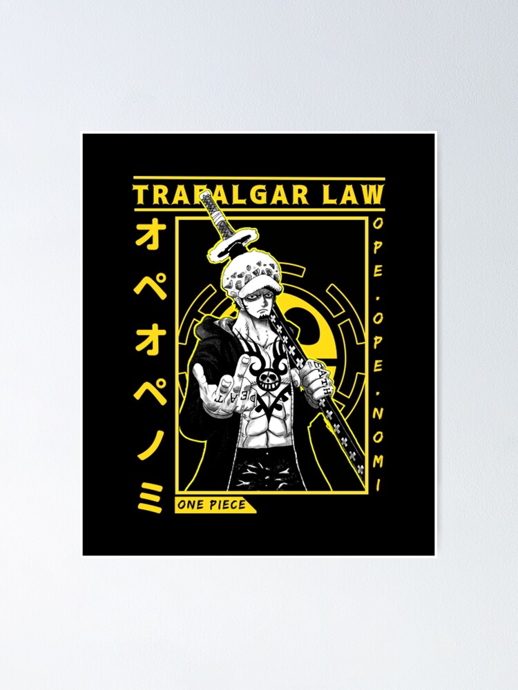 "Trafalgar Law" Poster for Sale by remiotela | Redbubble