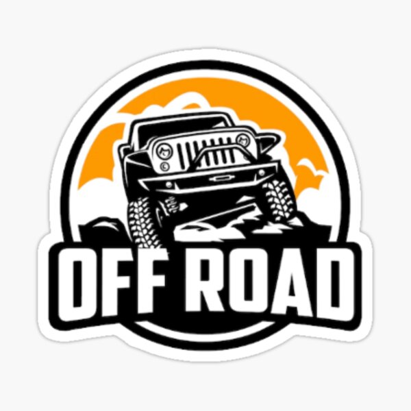 "Cool off-road design" Sticker for Sale by Yatar | Redbubble