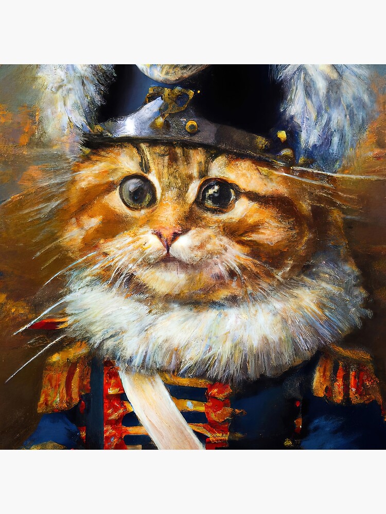 "Cat of the Napoleonic Army" Poster for Sale by ErianAndre | Redbubble