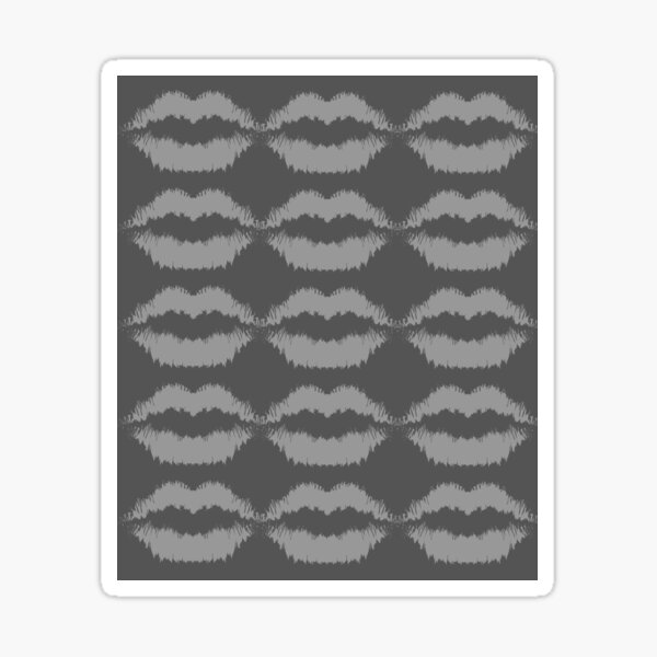 "Sexy Lips Pattern - Pucker Up" Sticker for Sale by PuckerUpDesigns ...