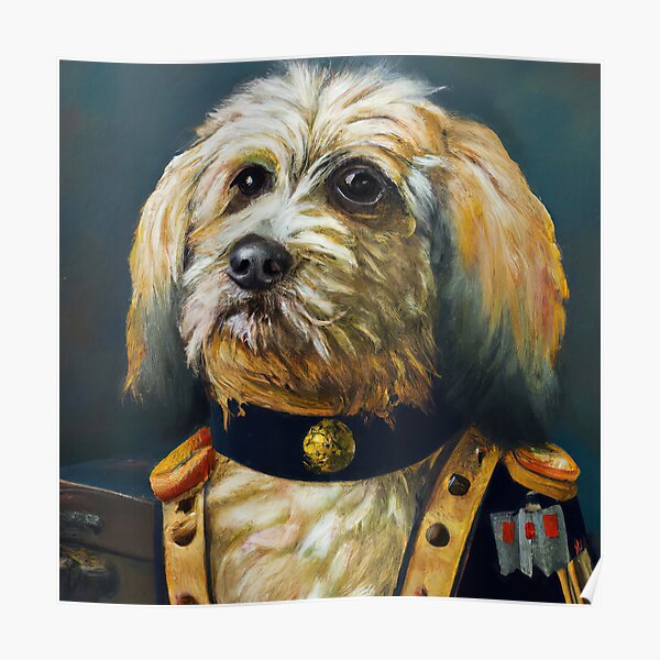 "Dog of the Napoleonic Army" Poster for Sale by ErianAndre | Redbubble