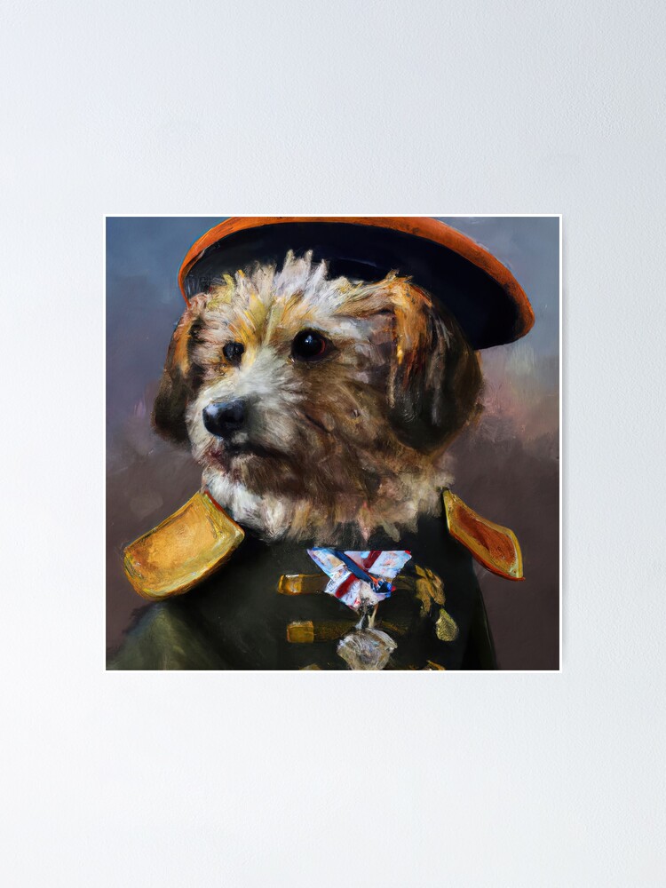 "Dog of the Napoleonic Army" Poster for Sale by ErianAndre | Redbubble