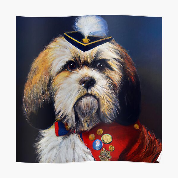 "Dog of the Napoleonic Army" Poster for Sale by ErianAndre | Redbubble