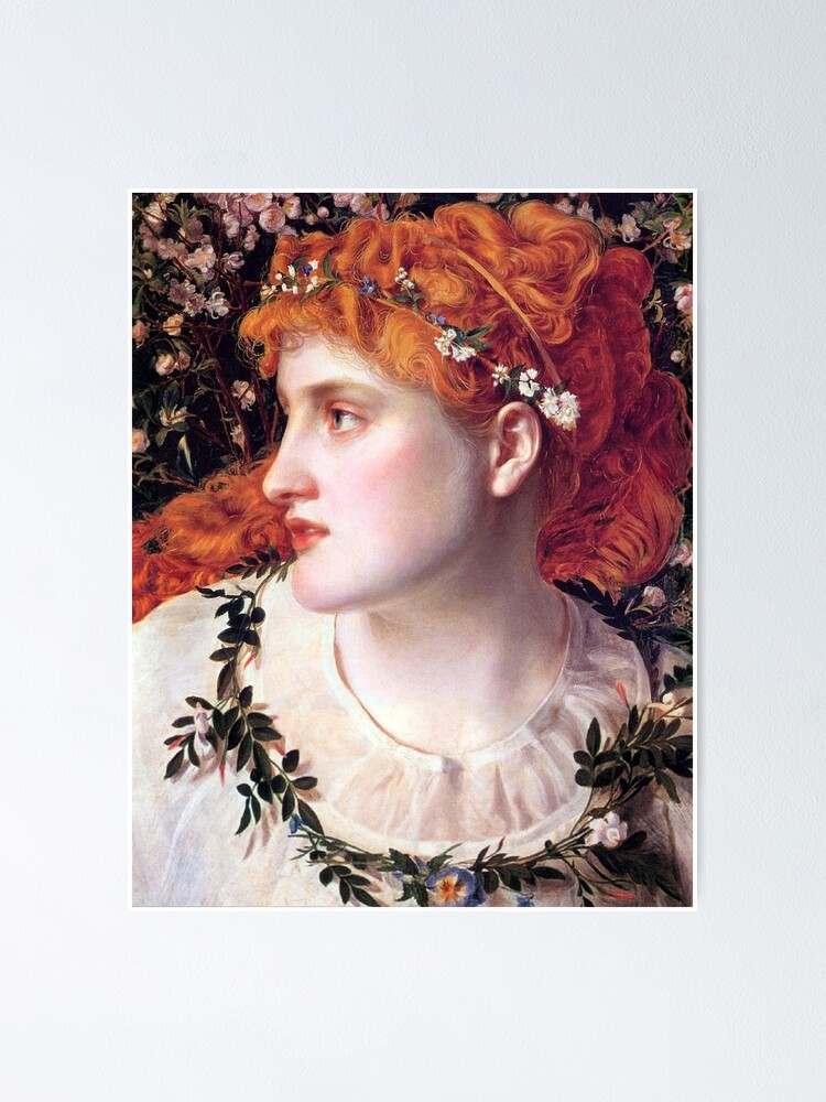 "Perdita - Anthony Frederick Augustus Sandys" Poster for Sale by forgottenbeauty | Redbubble