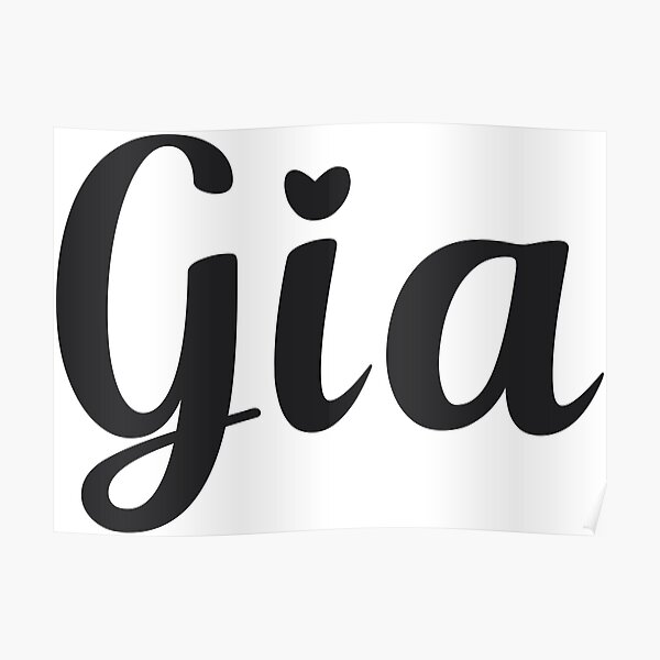 "Gia" Poster for Sale by 99Posters | Redbubble
