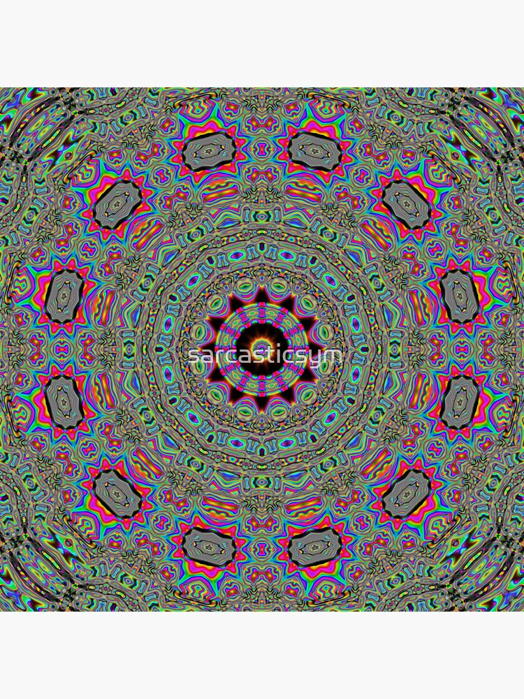 "Psychedelic Trippy Acid LSD Art" Sticker for Sale by sarcasticsym ...