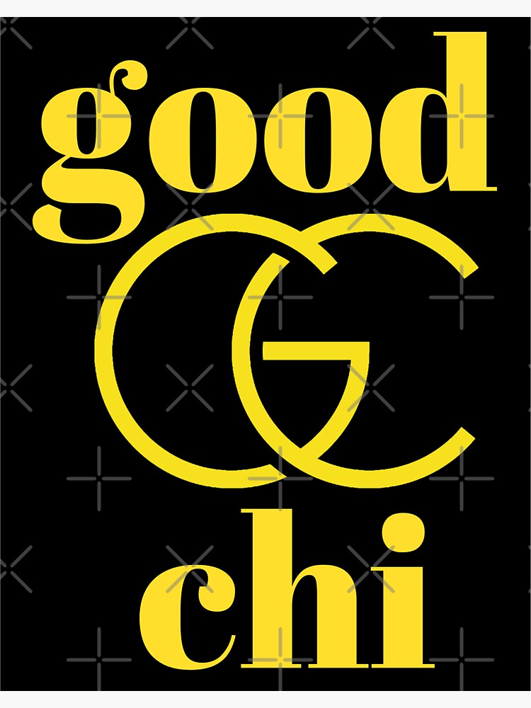"Good Chi design. Fengshui zen design. Good vibes design." Sticker for ...