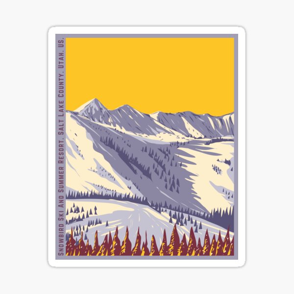 "Snowbird Ski And Summer Resort" Sticker for Sale by Ermland-LabeL ...