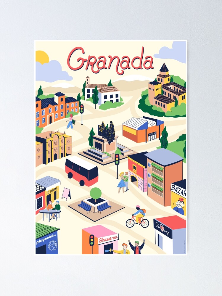 "Grenada Map" Poster for Sale by EMM-Design | Redbubble