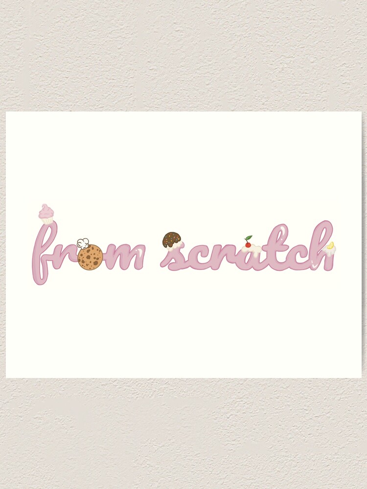 "From Scratch Logo" Art Print for Sale by ScratchStickers | Redbubble