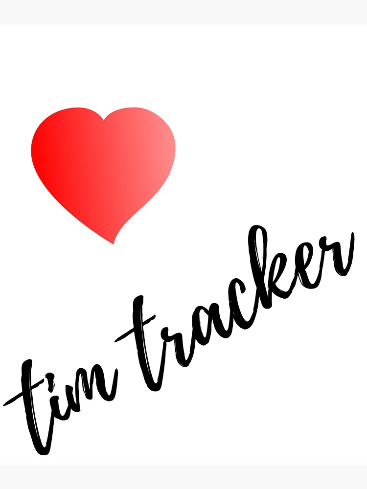 "Tim tracker" Sticker for Sale by sachya | Redbubble