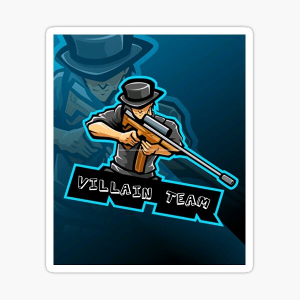 "Villan Team " Sticker for Sale by Mr-Tester | Redbubble