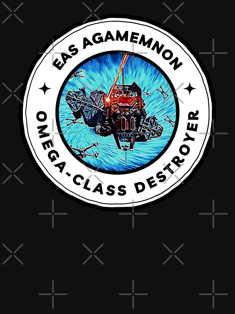 "EAS Agamemnon - Omega-Class Destroyer - Black - Sci-Fi - B5" Classic T-Shirt for Sale by Fenay ...