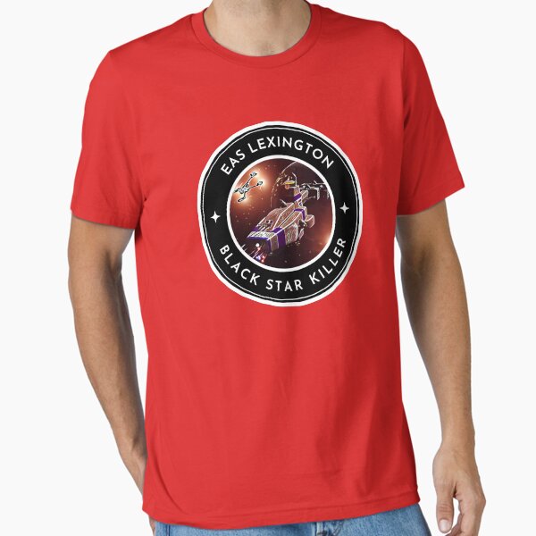 "EAS Lexington - Black Star Killer - White - Sci-Fi - B5" Essential T-Shirt for Sale by flevin ...