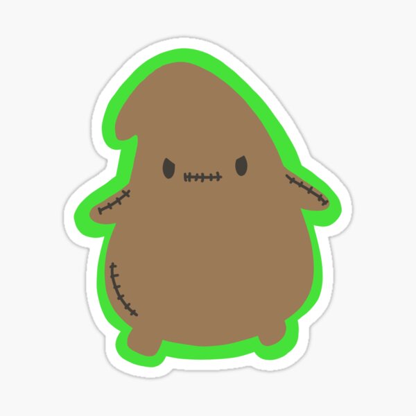 "Chibi Oogie Boogie" Sticker for Sale by bombsuki | Redbubble