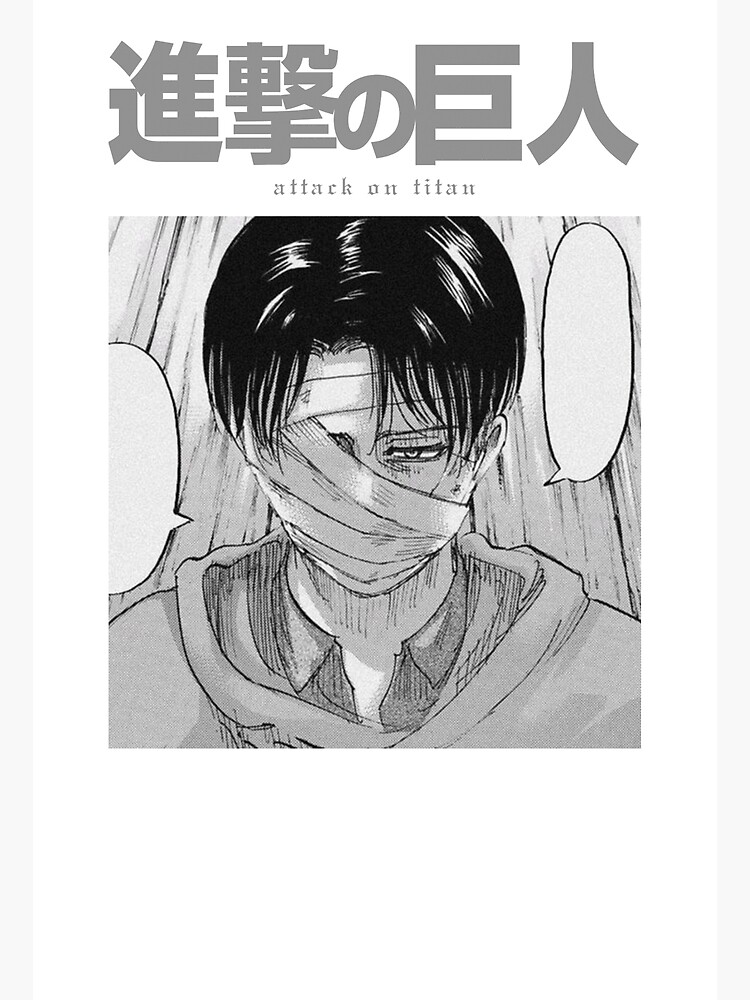 "AOT Levi Injured Manga Panel" Art Print for Sale by UrameshiMIDK ...