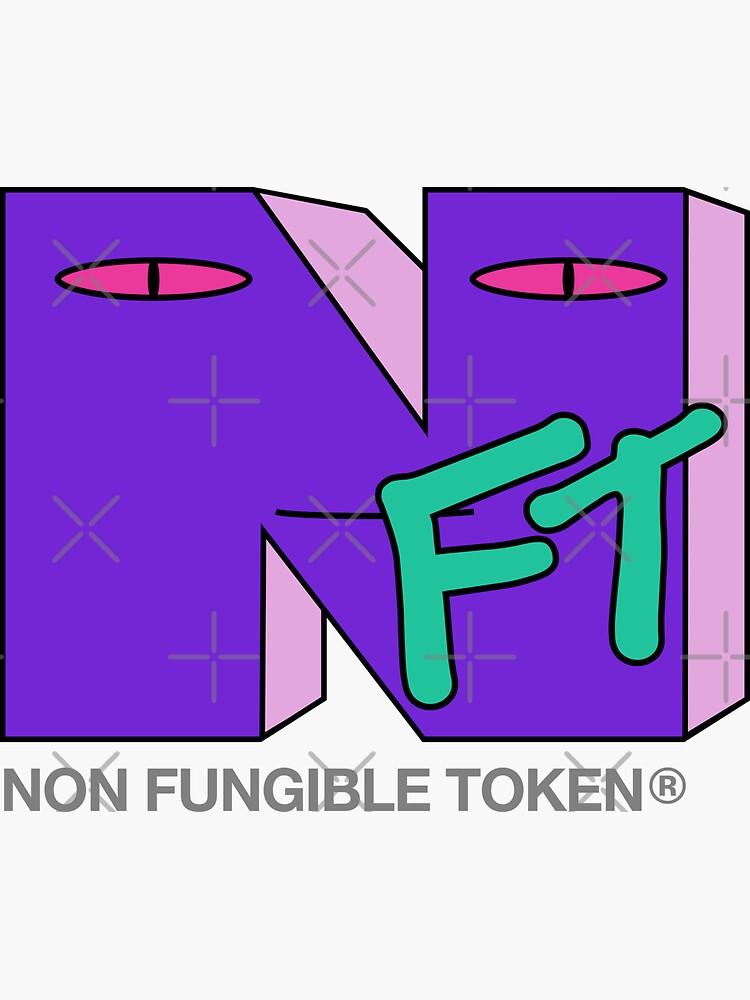 "We want our NFTV – NFT with the words Non Fungible Token below as an ...